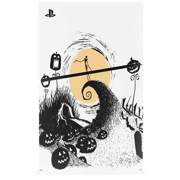 Disney The Nightmare Before Christmas Jack on Spiral Hill Art PS5 Slim ...