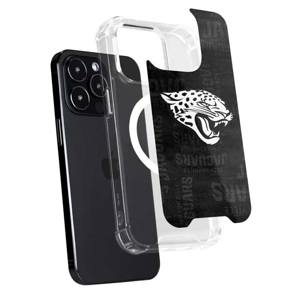 Jacksonville Jaguars Black & White iPhone 13 Pro Max MagSafe Case | Skinit