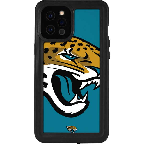 iPhone 12 Pro Max Jacksonville Jaguars Large Logo Waterproof Cases | Skinit