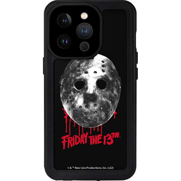 iPhone 14 Pro Jason Voorhees Dripping Mask Waterproof Case | Skinit