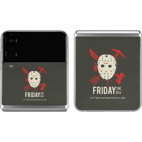 Galaxy Z Flip4 5G Jason Voorhees Mask Skin | Skinit