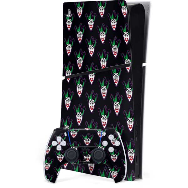 DC Comics The Joker Logo Pattern PS5 Slim Digital Edition Console ...