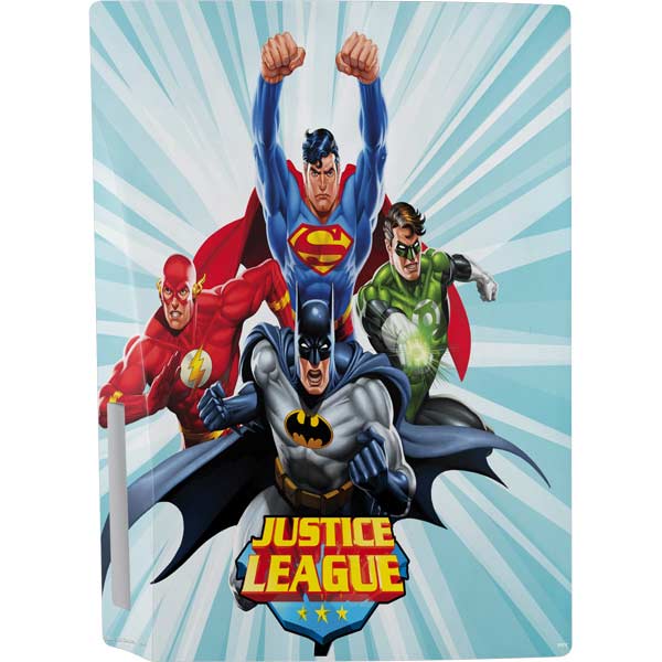 Justice League Team Power Up Blue Skin for PS5 Console - Skinit