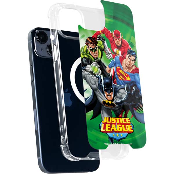 Justice League Team Power Up Green MagSafe Case for iPhone 13 | Skinit