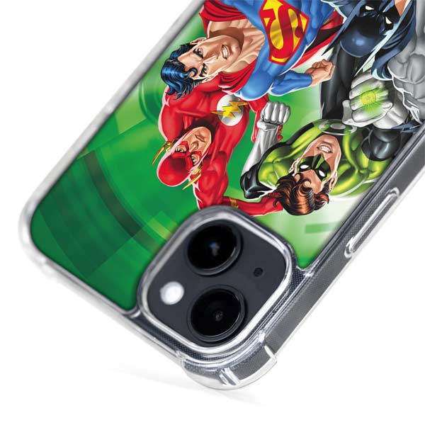 Justice League Team Power Up Green MagSafe Case for iPhone 13 | Skinit