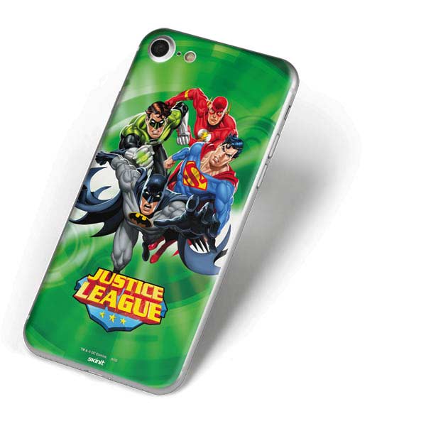 Justice League Team Power Up Green Apple iPhone Skin | DC Comics – Skinit