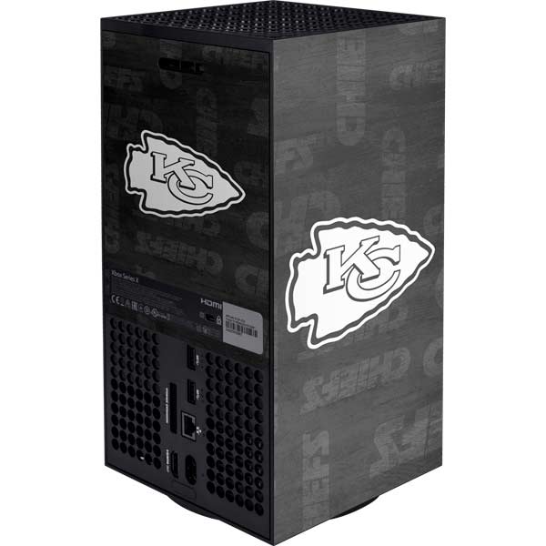 Kansas City Chiefs Black & White Microsoft Xbox Skin | NFL – Skinit