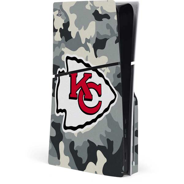 NFL Kansas City Chiefs Camo Skin for PS5 Slim Disk Console - Skinit