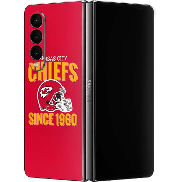 Kansas City Chiefs Helmet Galaxy Z Fold4 5G Skin | Decals | Skinit