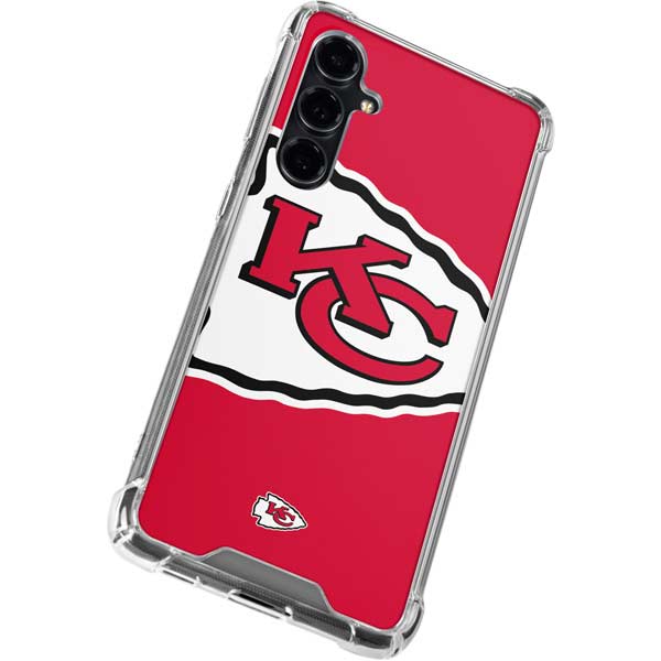 NFL Kansas City Chiefs Large Logo Galaxy S23 FE Clear Case ...