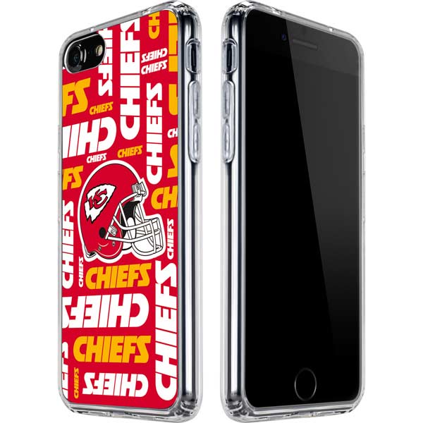 Kansas City Chiefs Red Blast Clear Case | NFL – Skinit