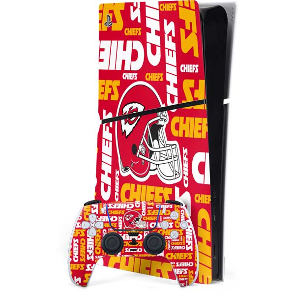 NFL Kansas City Chiefs Red Blast PS5 Slim Digital Edition Console ...