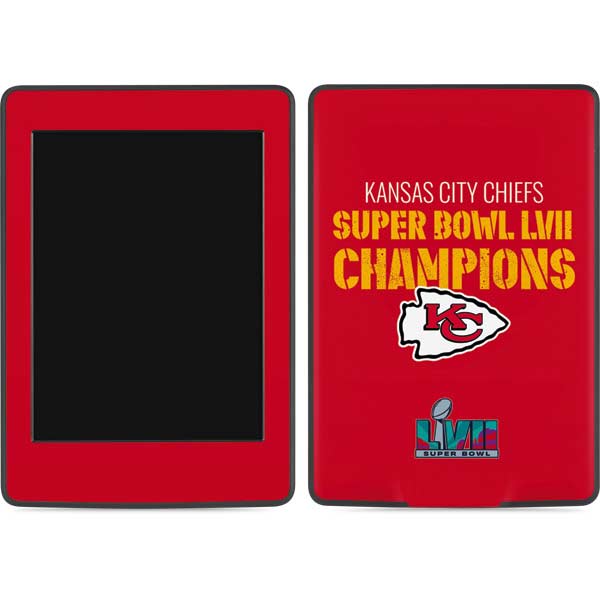 Kansas City Chiefs Super Bowl LVII Champions Amazon Kindle Skin | Skinit