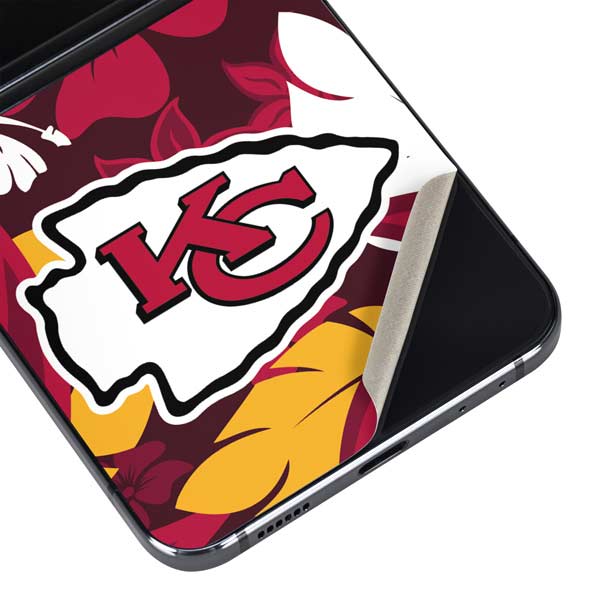Kansas City Chiefs Tropical Print Skin for Galaxy Z Flip5 5G | Skinit