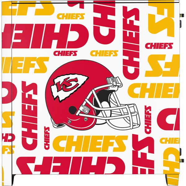 Kansas City Chiefs White Blast Corsair 4000D Tempered Glass Mid-Tower ...