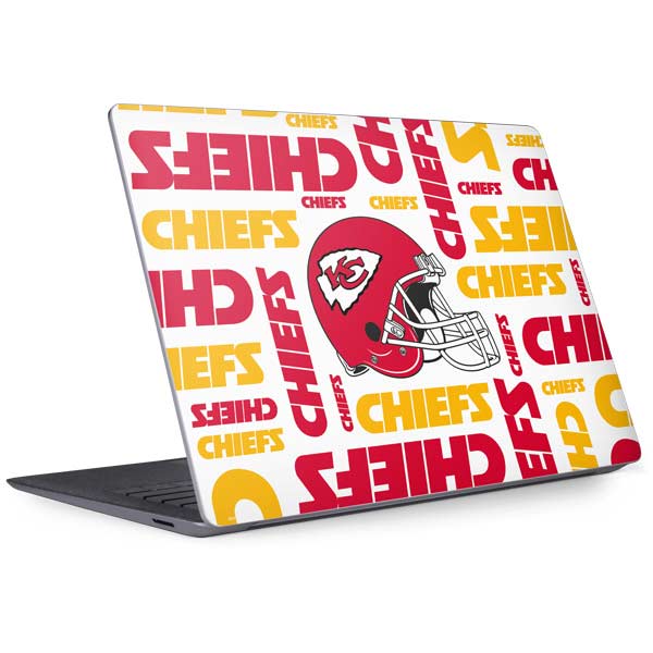 Kansas City Chiefs White Blast Microsoft Surface Laptop Skin | NFL – Skinit