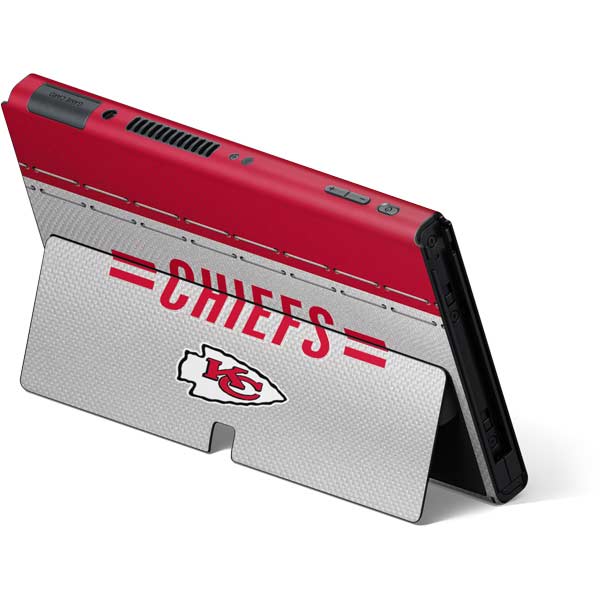 Kansas City Chiefs White Striped Nintendo Switch OLED (2021) Bundle ...