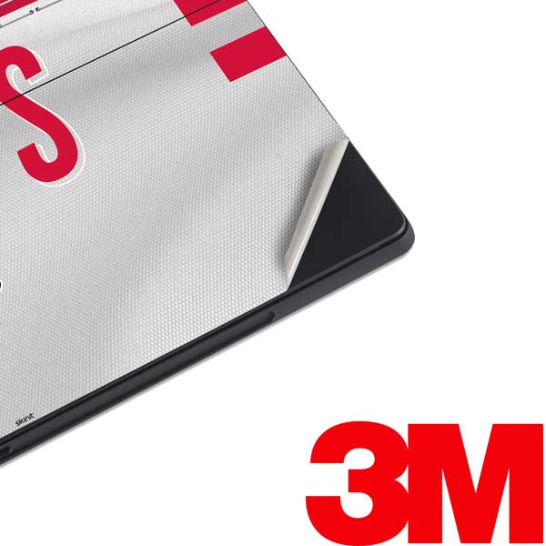 Kansas City Chiefs White Striped Microsoft Surface Skin | NFL – Skinit