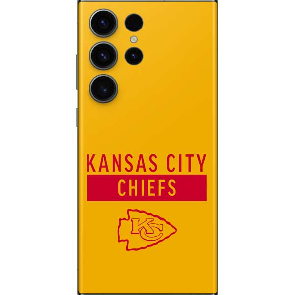 Kansas City Chiefs Yellow Performance Series Galaxy S23 Ultra Skin | Skinit