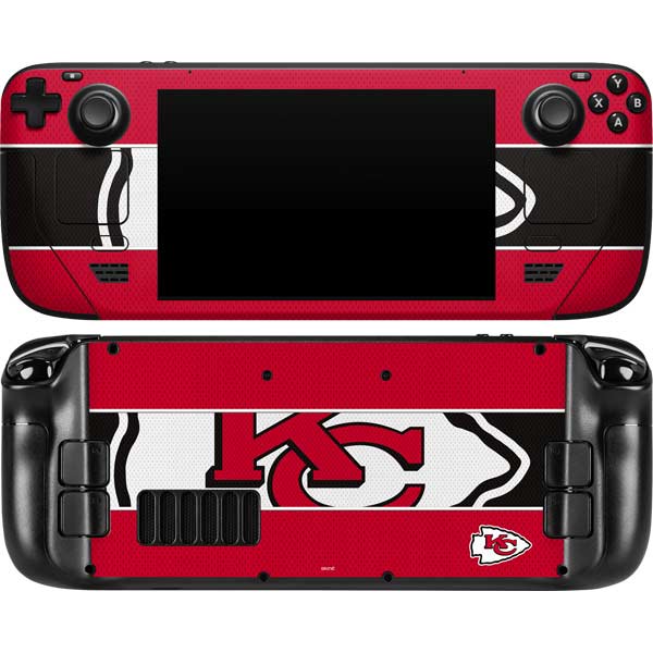 Kansas City Chiefs Zone Block Steam Deck Handheld Gaming Computer Skin ...