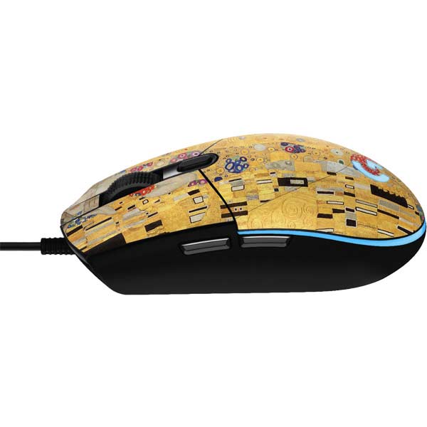 Klimt - The Kiss by Klimt G203 Prodigy RGB Wired Gaming Mouse Skin – Skinit