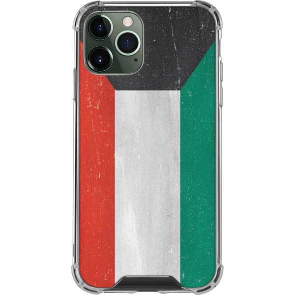 Kuwait Flag Distressed Apple iPhone Clear Case – Skinit