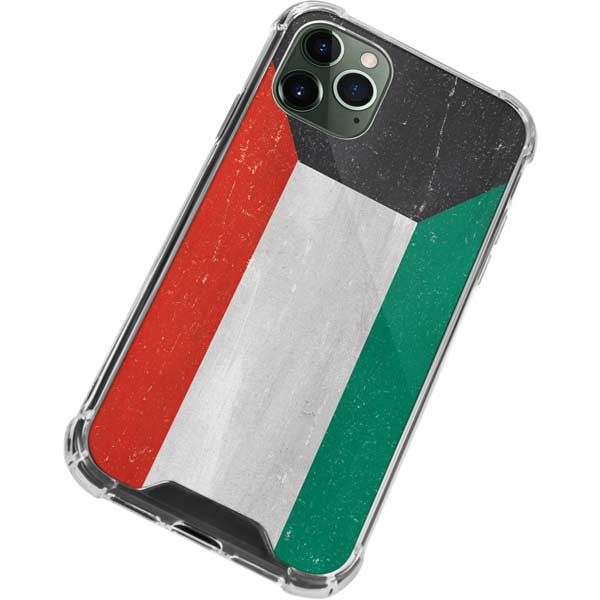 Kuwait Flag Distressed Apple iPhone Clear Case – Skinit