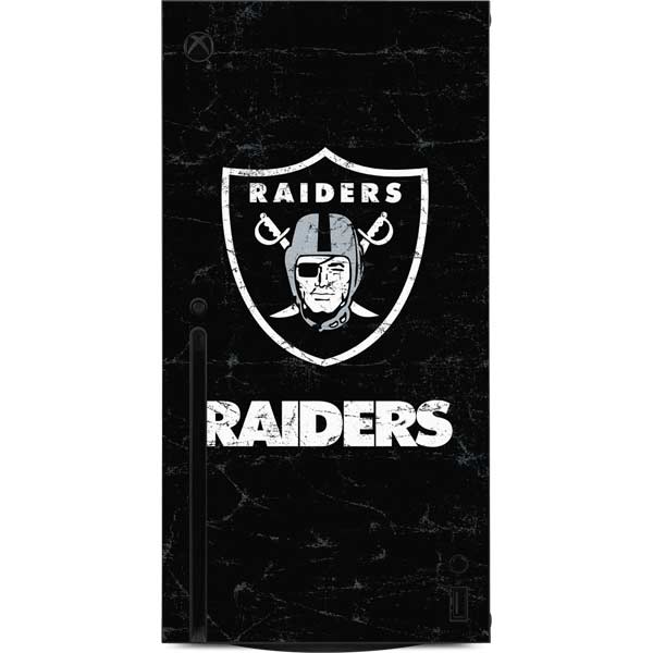 Las Vegas Raiders Distressed Microsoft Xbox Skin | NFL – Skinit