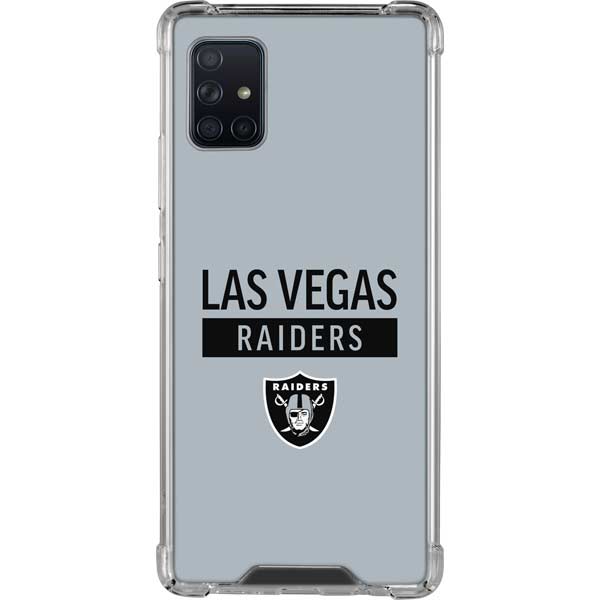 Las Vegas Raiders Silver Performance Series Clear Case for Galaxy A51 ...