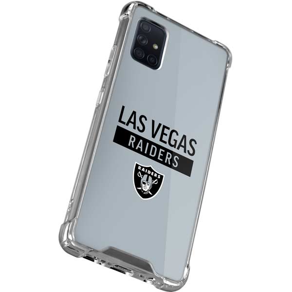 Las Vegas Raiders Silver Performance Series Clear Case for Galaxy A51 ...