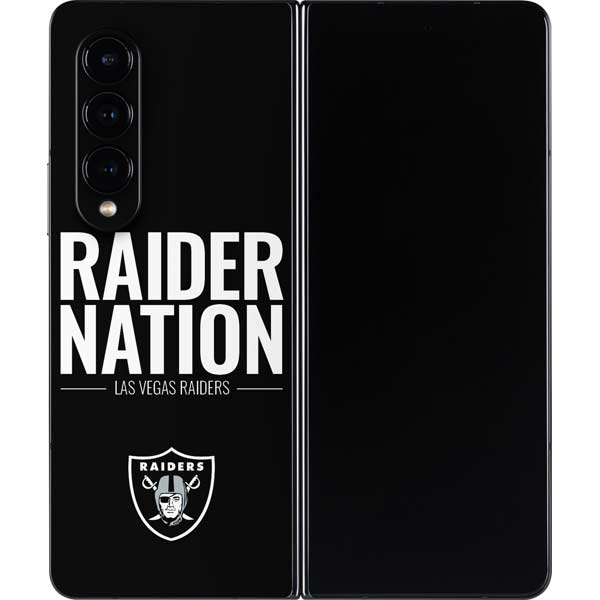 Las Vegas Raiders Team Motto Galaxy Z Fold4 5G Skin | Decals | Skinit