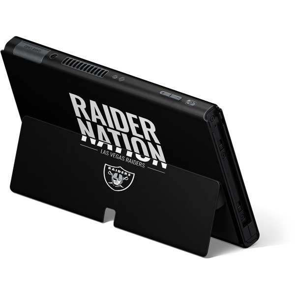 Las Vegas Raiders Team Motto Nintendo Switch OLED (2021) Bundle Skin ...
