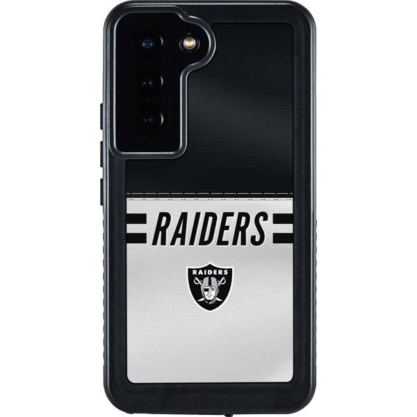 Las Vegas Raiders White Striped Galaxy S23 Case | Waterproof Phone ...