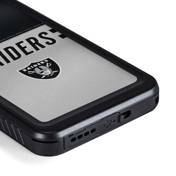 Las Vegas Raiders White Striped Galaxy S23 Case | Waterproof Phone ...