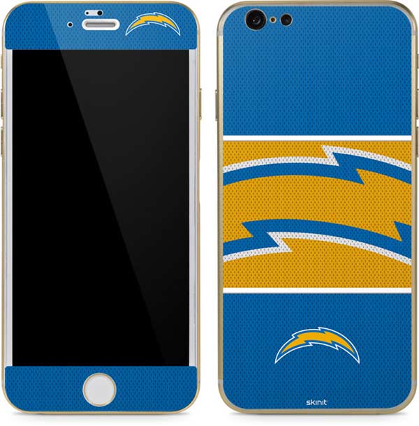 Los Angeles Chargers Zone Block Apple iPhone Skin | NFL – Skinit