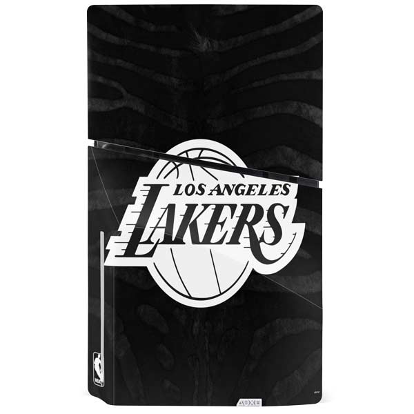 NBA Los Angeles Lakers Black Animal Print Skin for PS5 Slim Disk ...