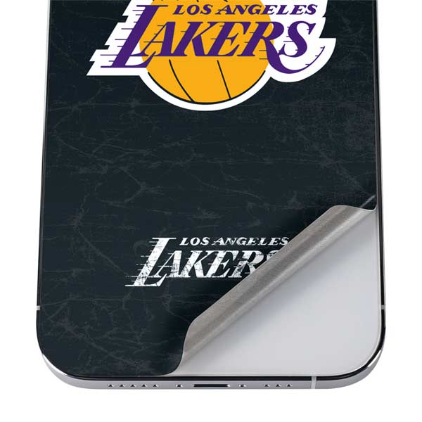 Los Angeles Lakers Black Primary Logo Apple iPhone Skin | Wraps – Skinit