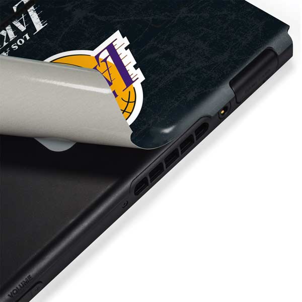 Los Angeles Lakers Black Primary Logo Nintendo Switch Skin | NBA – Skinit