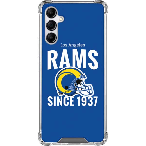 Galaxy A15 5G NFL Los Angeles Rams Helmet Clear Case | Skinit