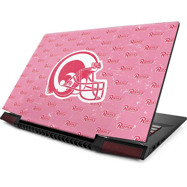 Los Angeles Rams Pink Logo Blast Lenovo Ideapad Skin | Skinit