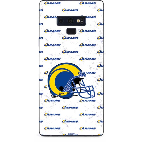 Los Angeles Rams White Logo Blast Samsung Galaxy Skin | NFL – Skinit