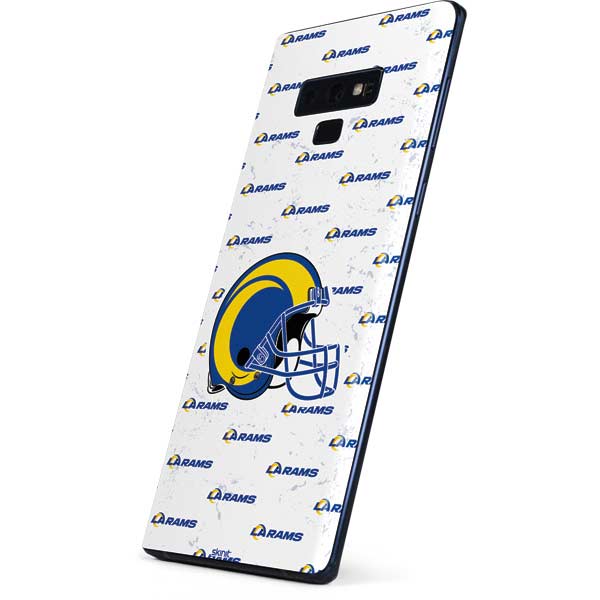 Los Angeles Rams White Logo Blast Samsung Galaxy Skin | NFL – Skinit