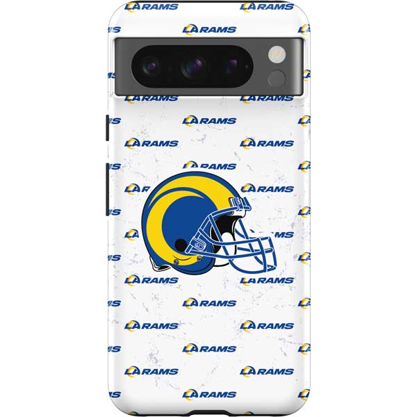 Google Pixel 8 Pro NFL Los Angeles Rams White Logo Blast Impact Case ...