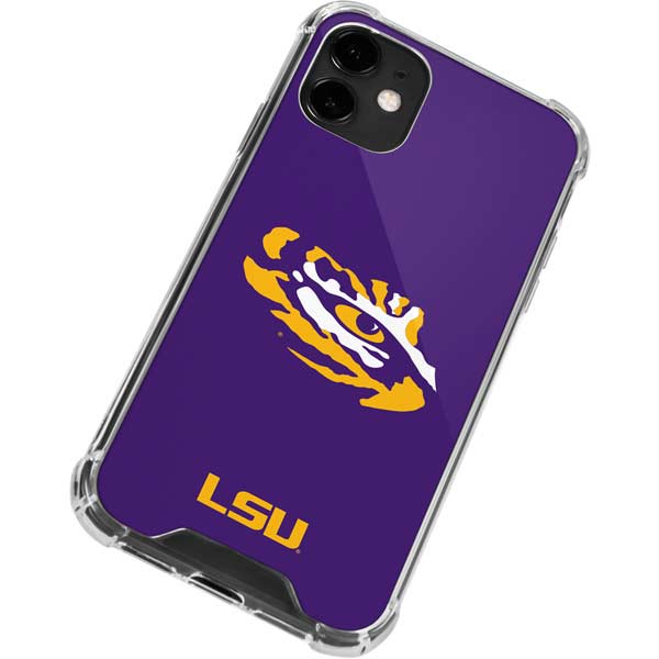 LSU Tiger Eye Logo Apple iPhone Clear Case – Skinit