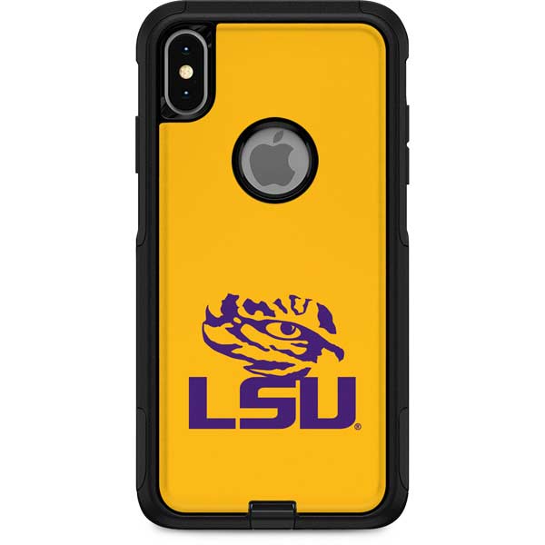 LSU Tiger Eye Logo Yellow OtterBox Commuter iPhone Skin | Skinit