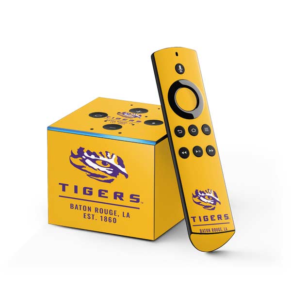 LSU Tigers Baton Rouge Yellow Amazon Fire Skin – Skinit