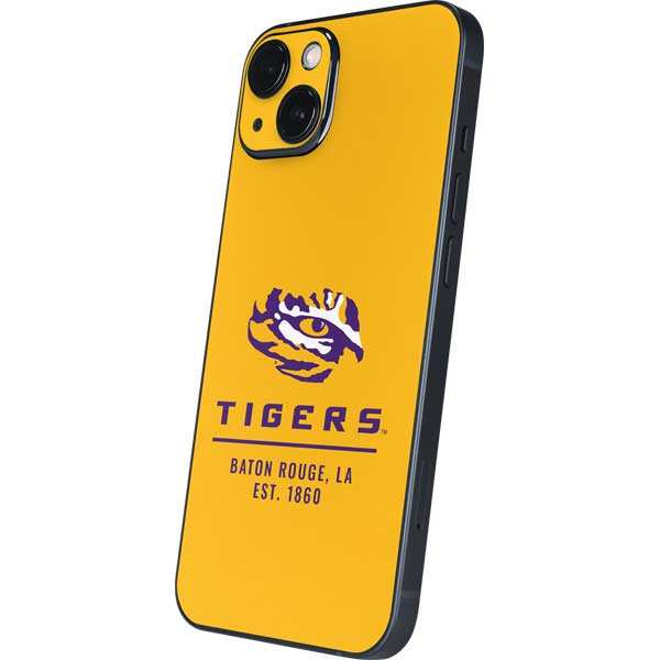 LSU Tigers Baton Rouge Yellow iPhone 15 Plus Skin | Skinit
