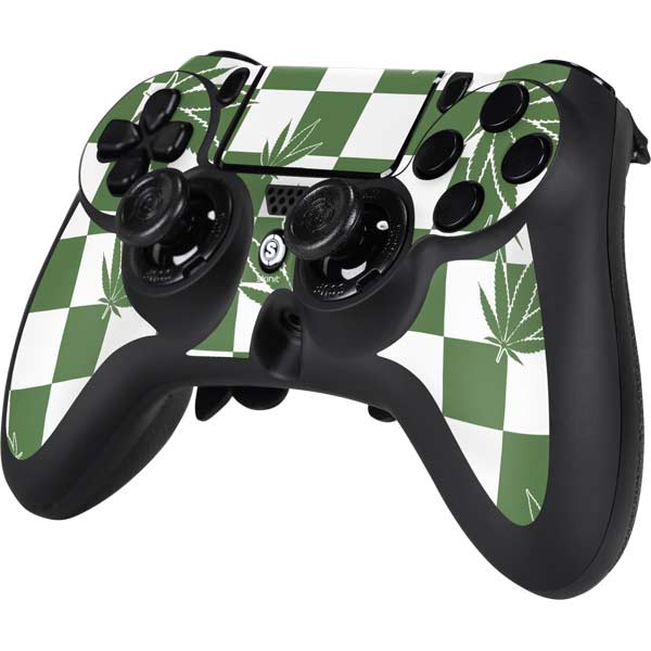 Marijuana Green Checkered PS4/PC SCUF Impact Controller Skin – Skinit