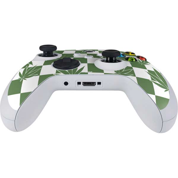Marijuana Green Checkered Microsoft Xbox Skin – Skinit