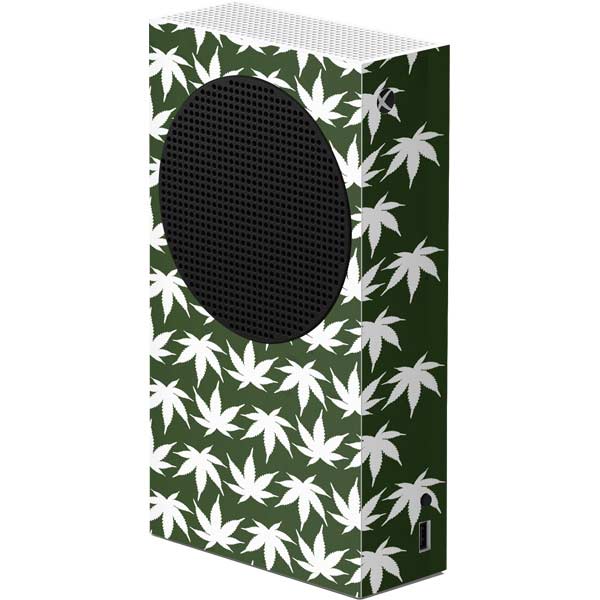 Marijuana Leaf White Pattern Microsoft Xbox Skin – Skinit